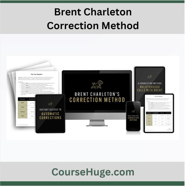 Brent Charleton – Correction Method – CourseHuge Learning